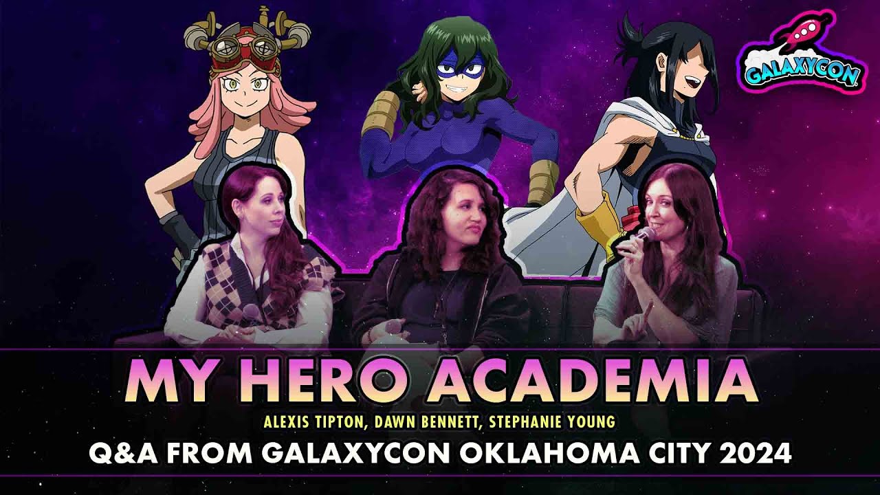 My Hero Academia Q&A | GalaxyCon Oklahoma City 2024 | Alexis Tipton ...