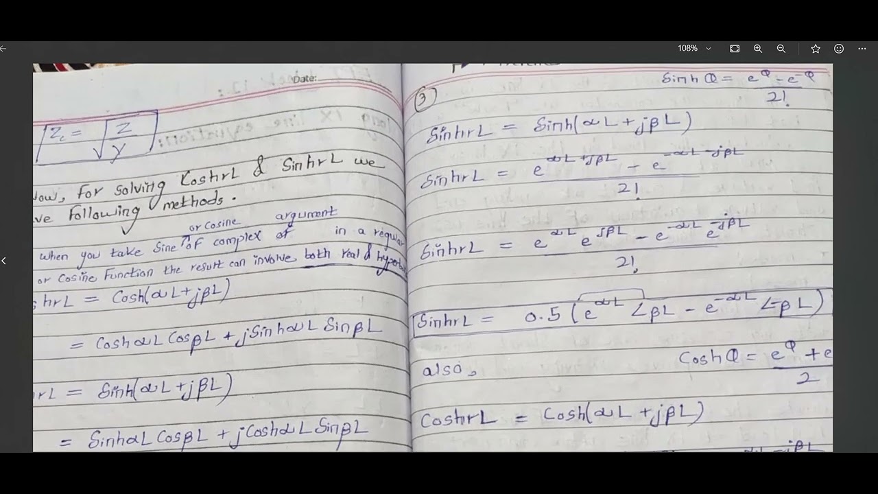 EPT( Long Tx line model) week 12 - YouTube