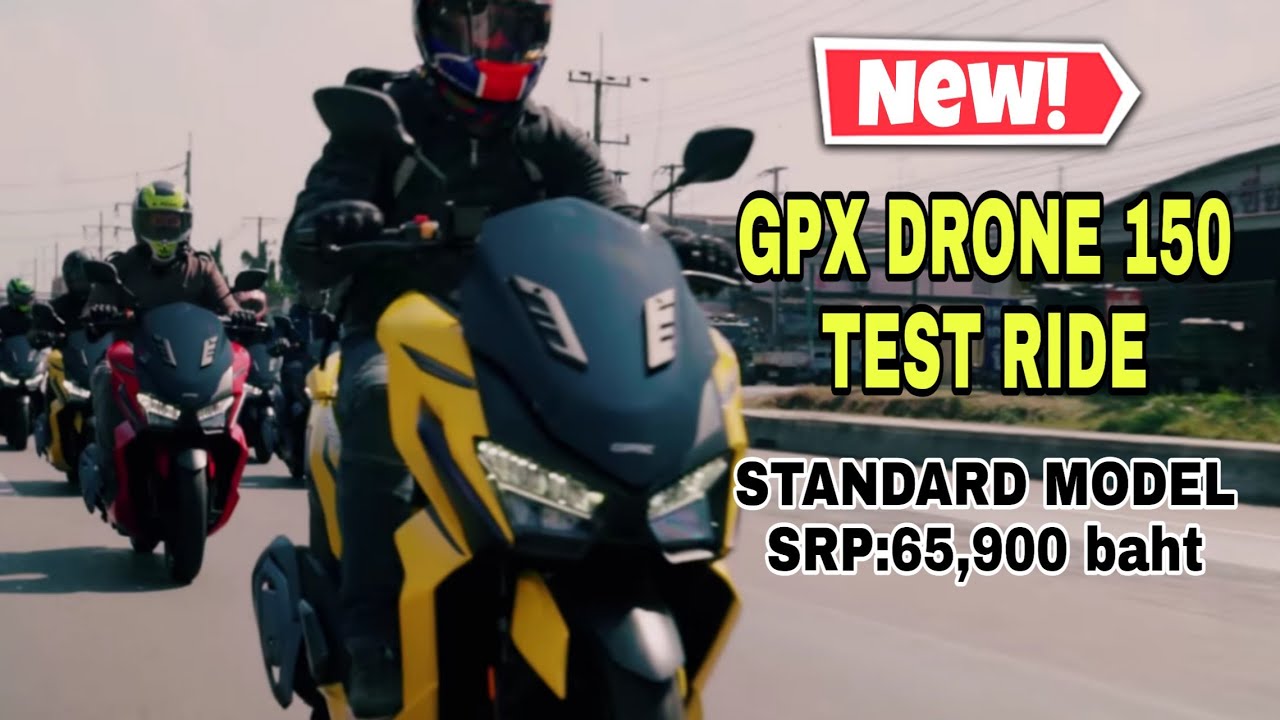 All New GPX DRONE 150 Test Ride | Preview | SRP - YouTube
