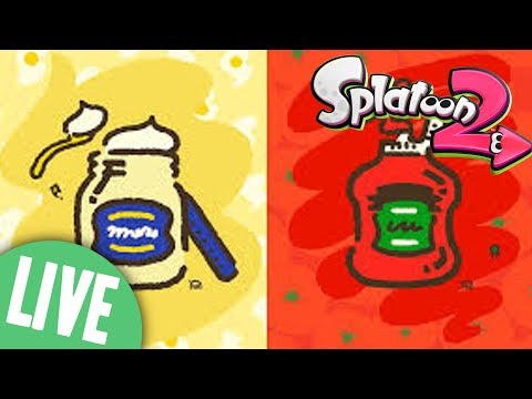 Splatoon 2 SPLATFEST - Ketchup VS Mayo [Team Mayo] Full Livestream ...