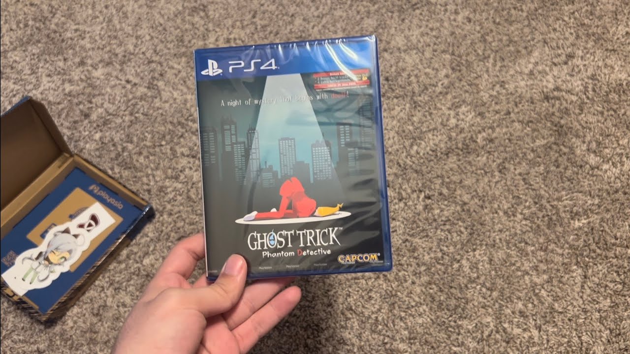 Ghost Trick Phantom Detective (PS4 Asia Import) Unboxing - YouTube