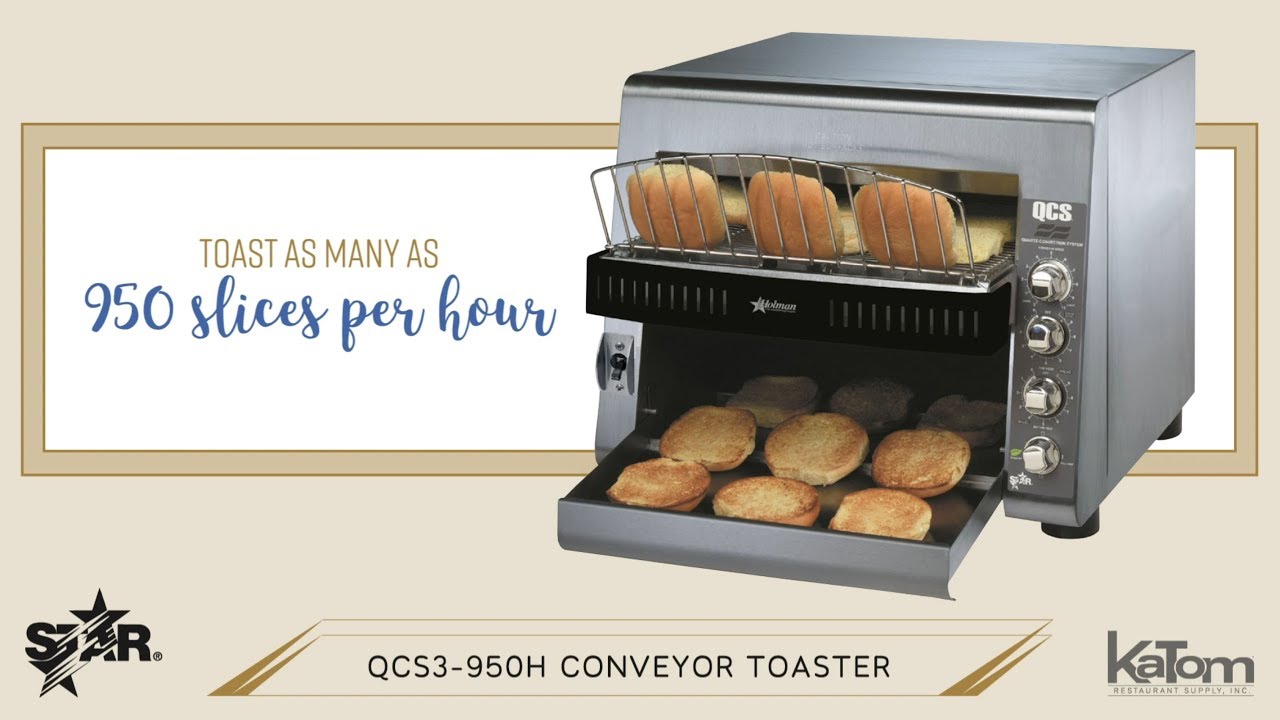 Star Conveyor Toaster (062-QCS3950HA208) - YouTube