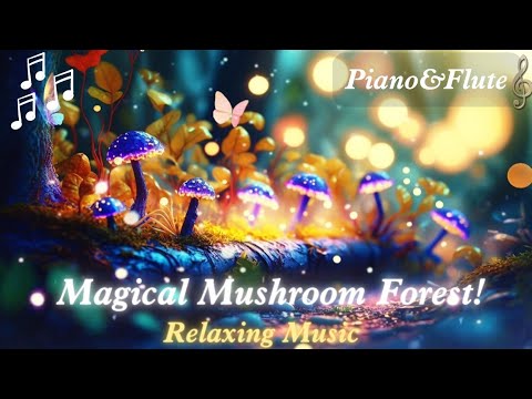 Magical Mushrooms Forest| Flute & Piano Music| Relaxing Music for Relax, Sleep and Dream!🧚‍♀️💙 🎶 ...