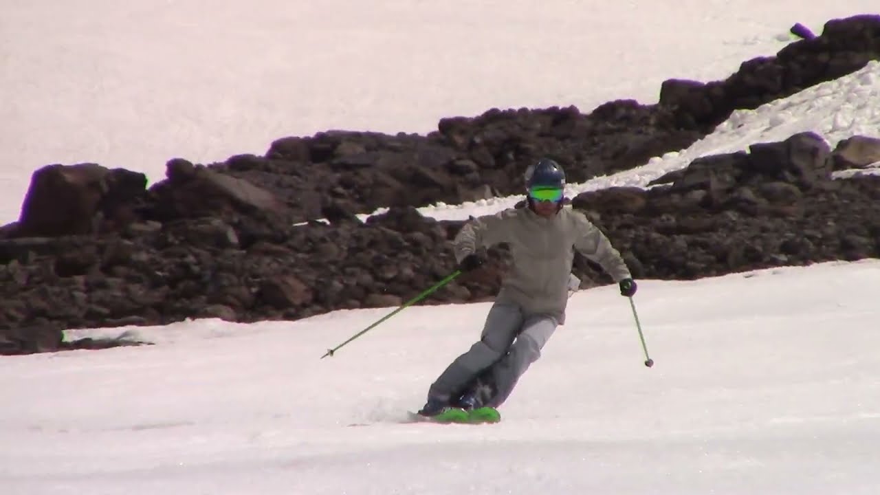 Summer skiing at Timberline Lodge Day 2 - YouTube