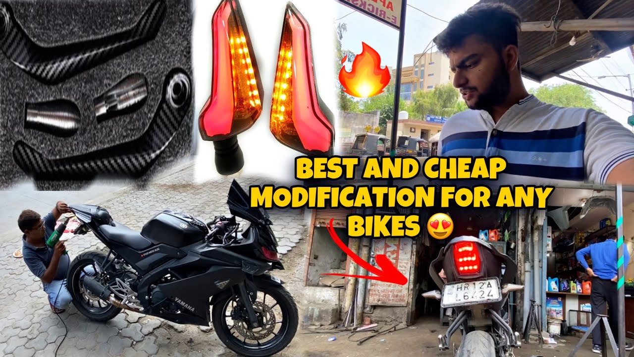 Best and cheapest modifications for any bike | New indicators and ...