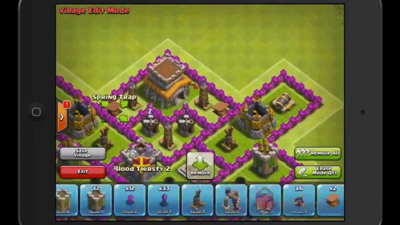 Town Hall level 8 Layout Speed Build - YouTube