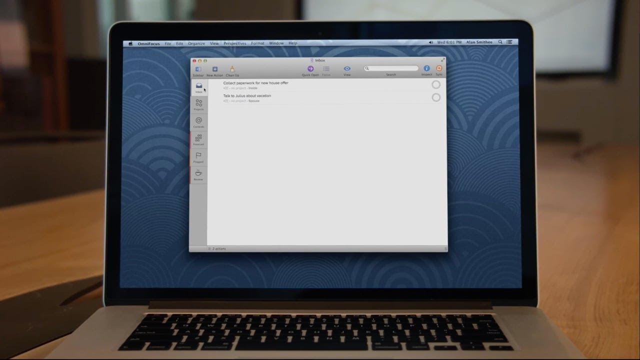 Your Life, In Perspective — OmniFocus 2 for Mac - YouTube