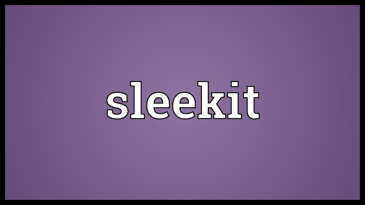 Sleekit Meaning - YouTube