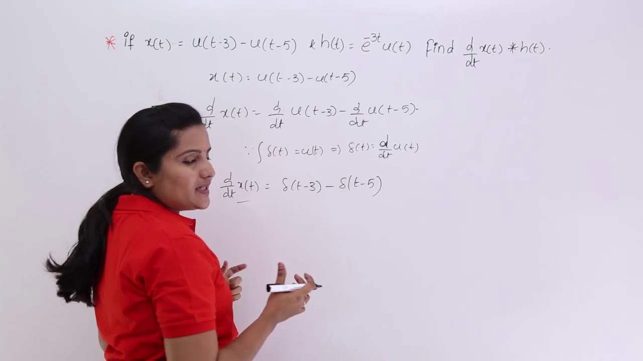 Properties of Convolution Problem Example - YouTube