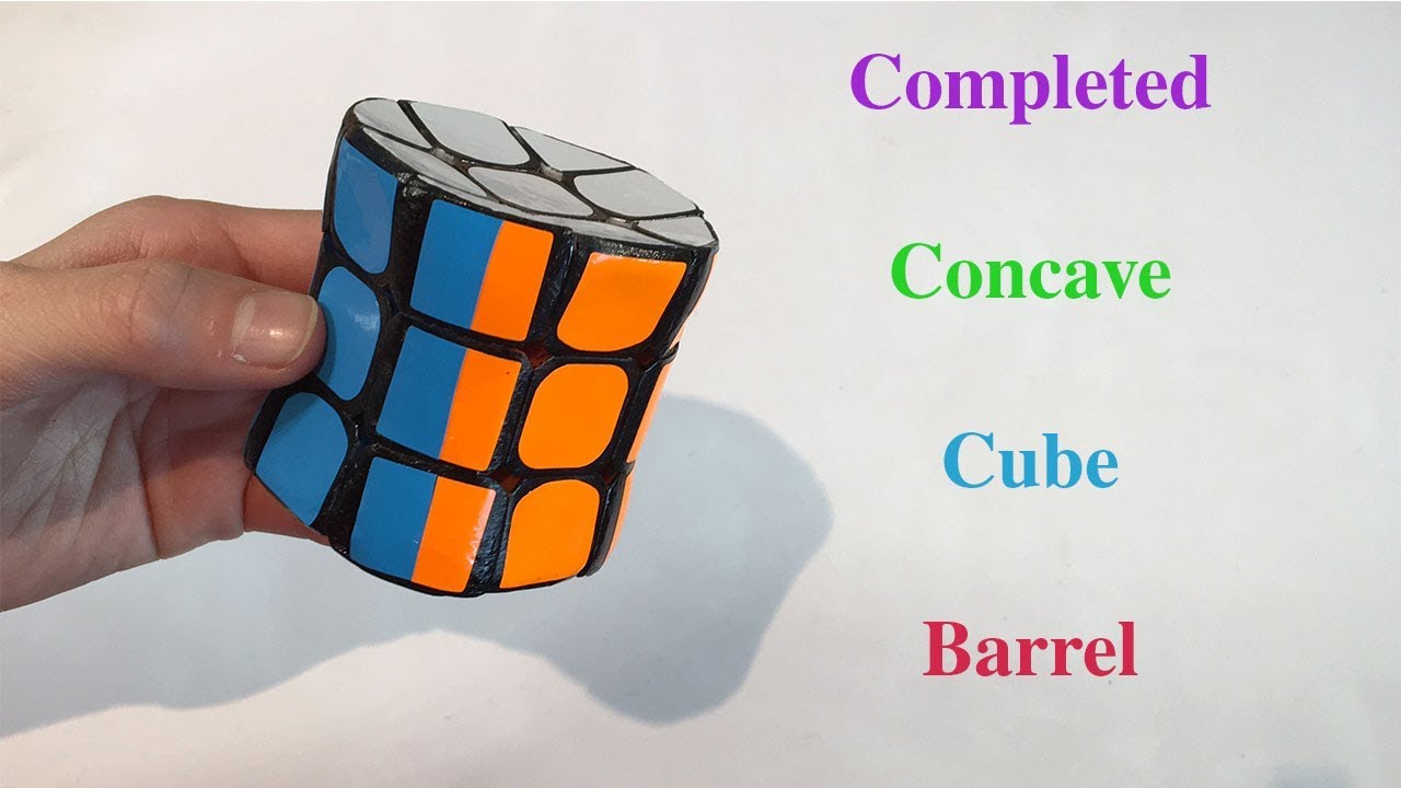 Completed Concave Cube Barrel! - YouTube