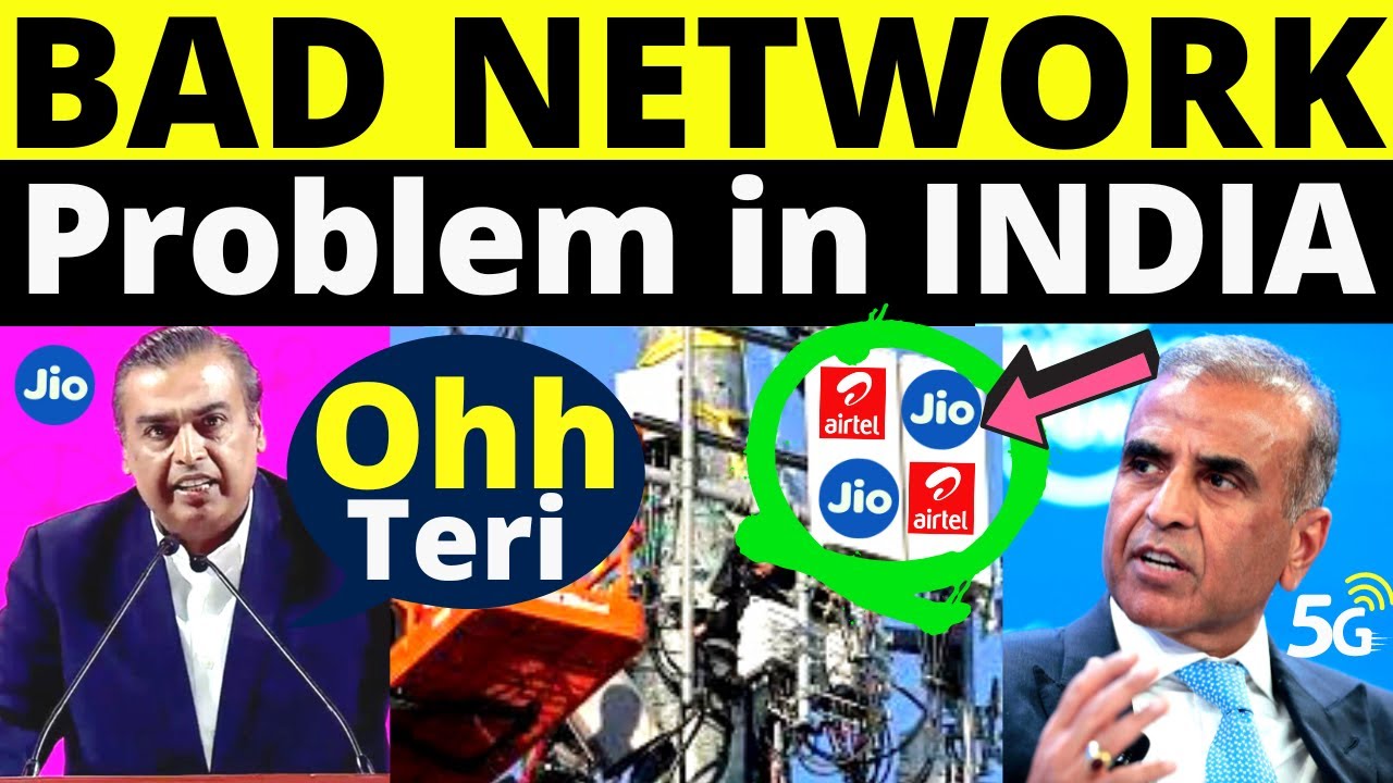 Jio Airtel Vi Network Problem in India | Bad Mobile Network Issue in ...