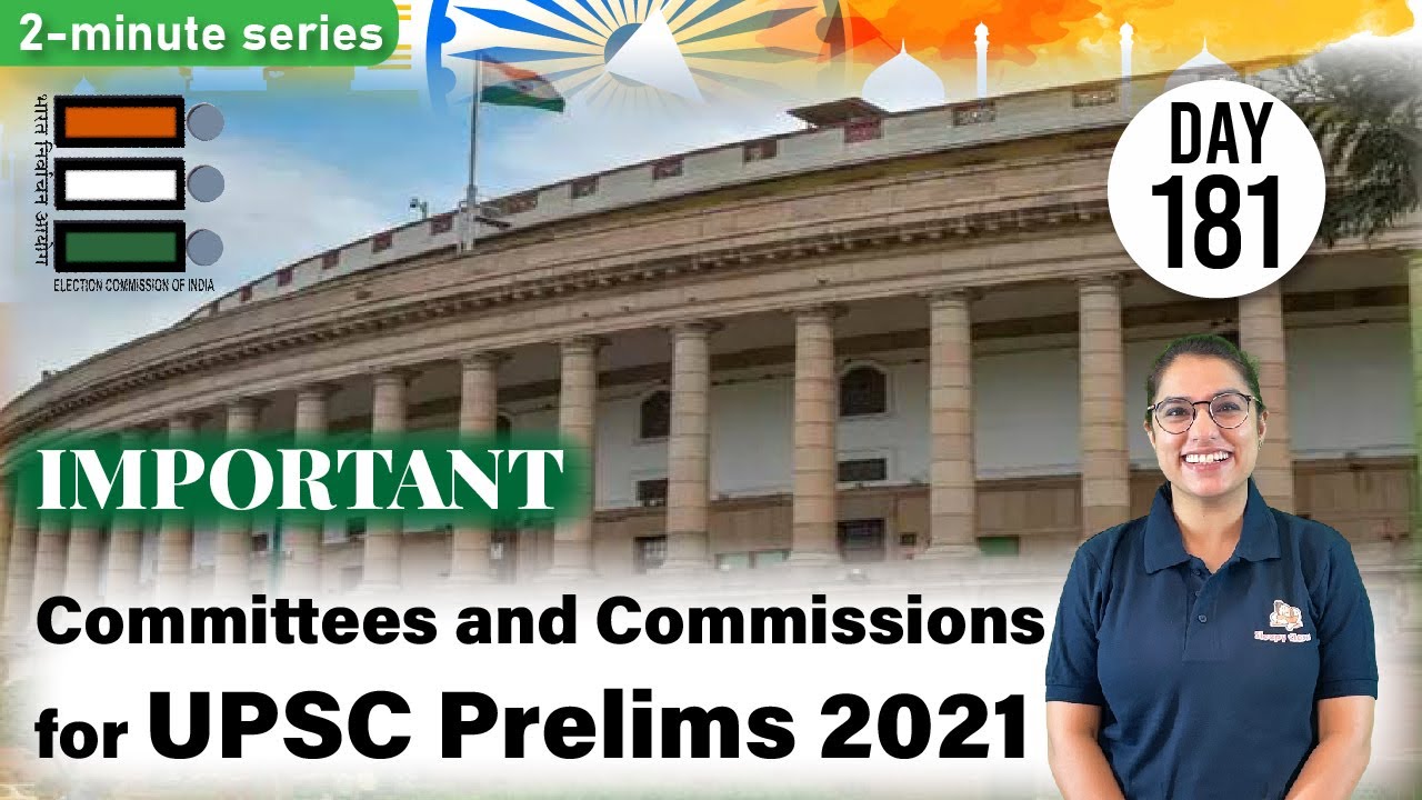 6 Important Committees/Commissions for Polity || UPSC prelims || 18th ...