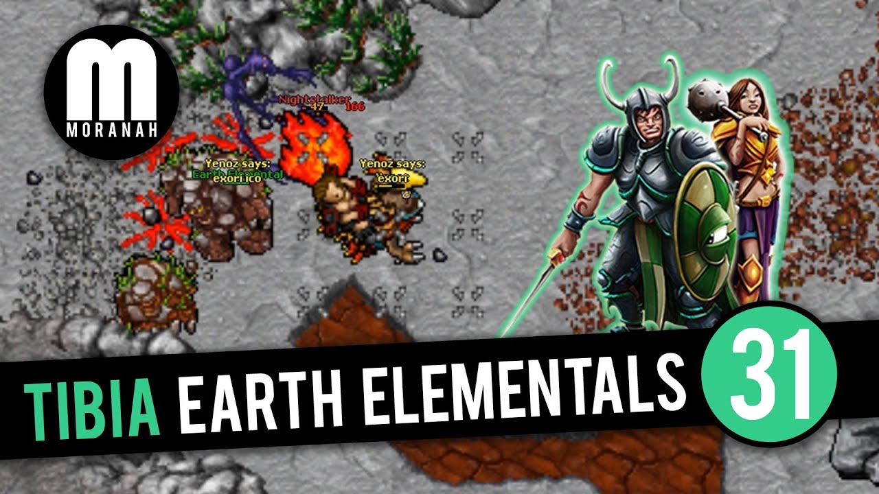 Tibia - #31 - Earth Elementals - YouTube