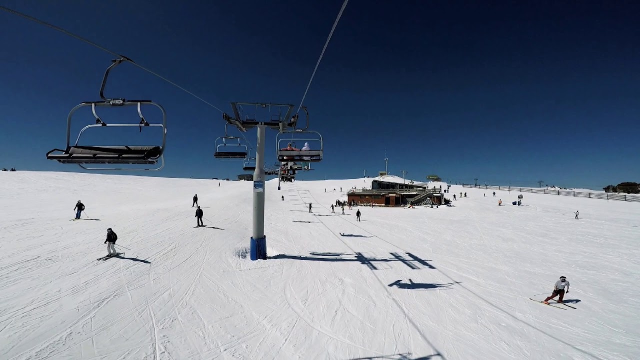 Cloudless day on the slopes! - YouTube