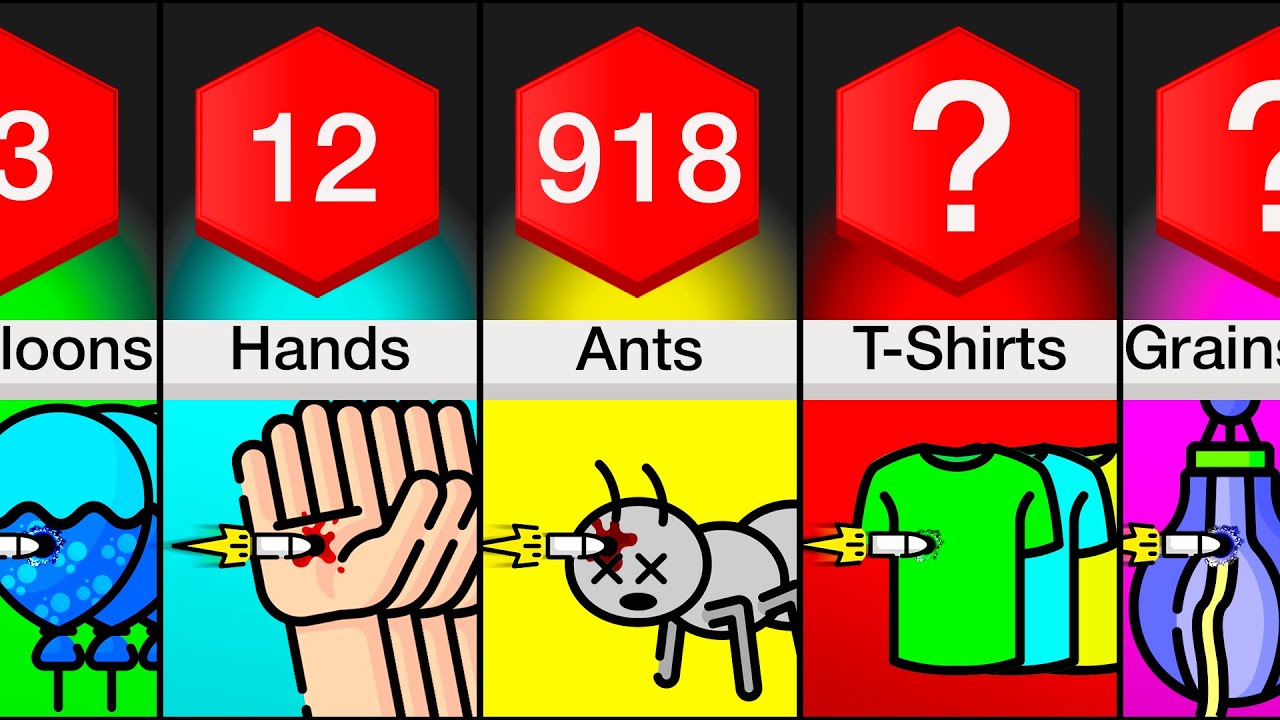 Comparison: How Many __ To Stop A Bullet? - YouTube