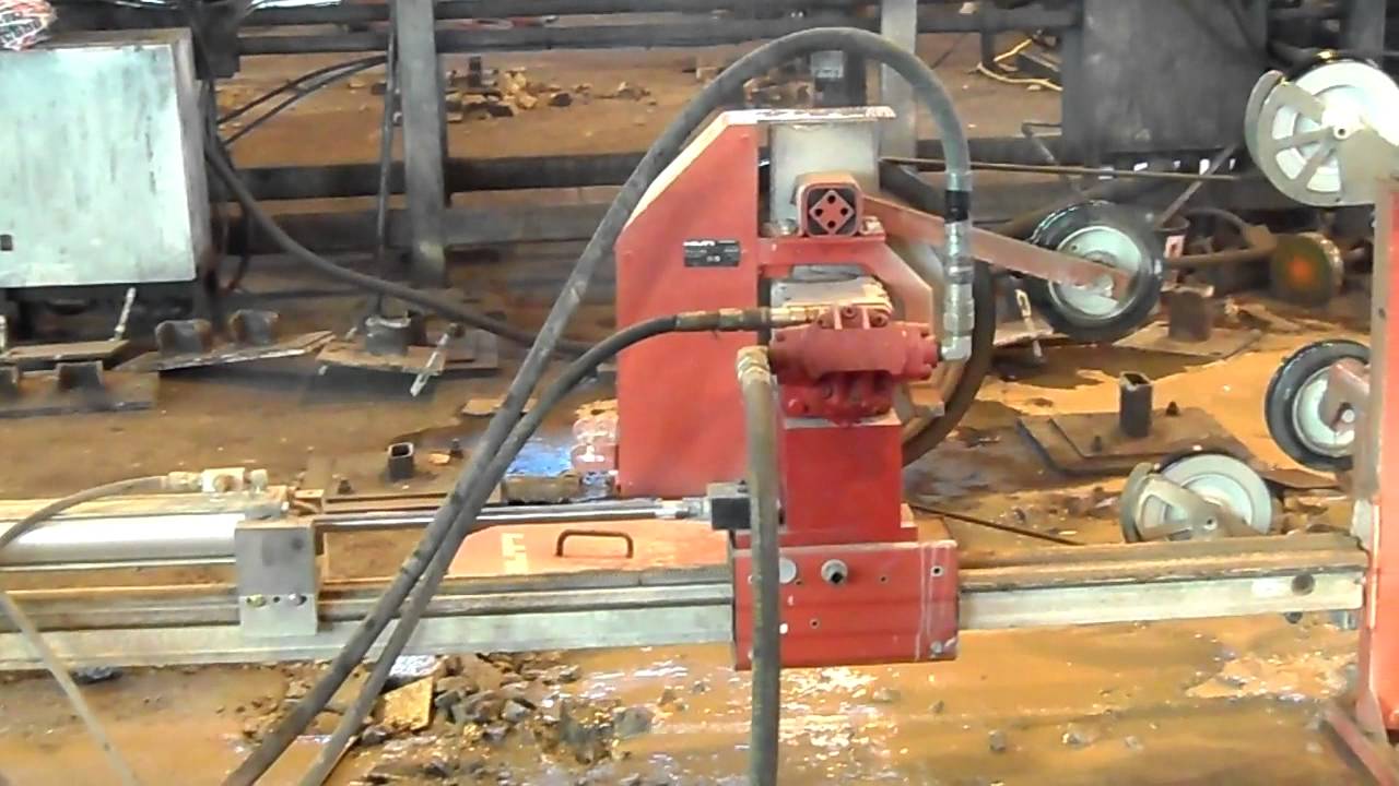 corte con hilo diamantado - YouTube