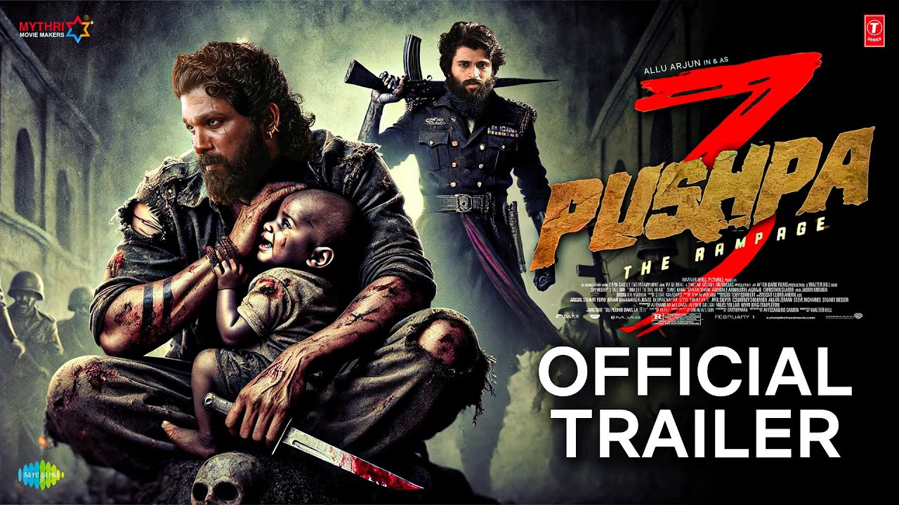 PUSHPA 3: The Rampage - Official Trailer| Allu Arjun, Vijay Deverakonda ...