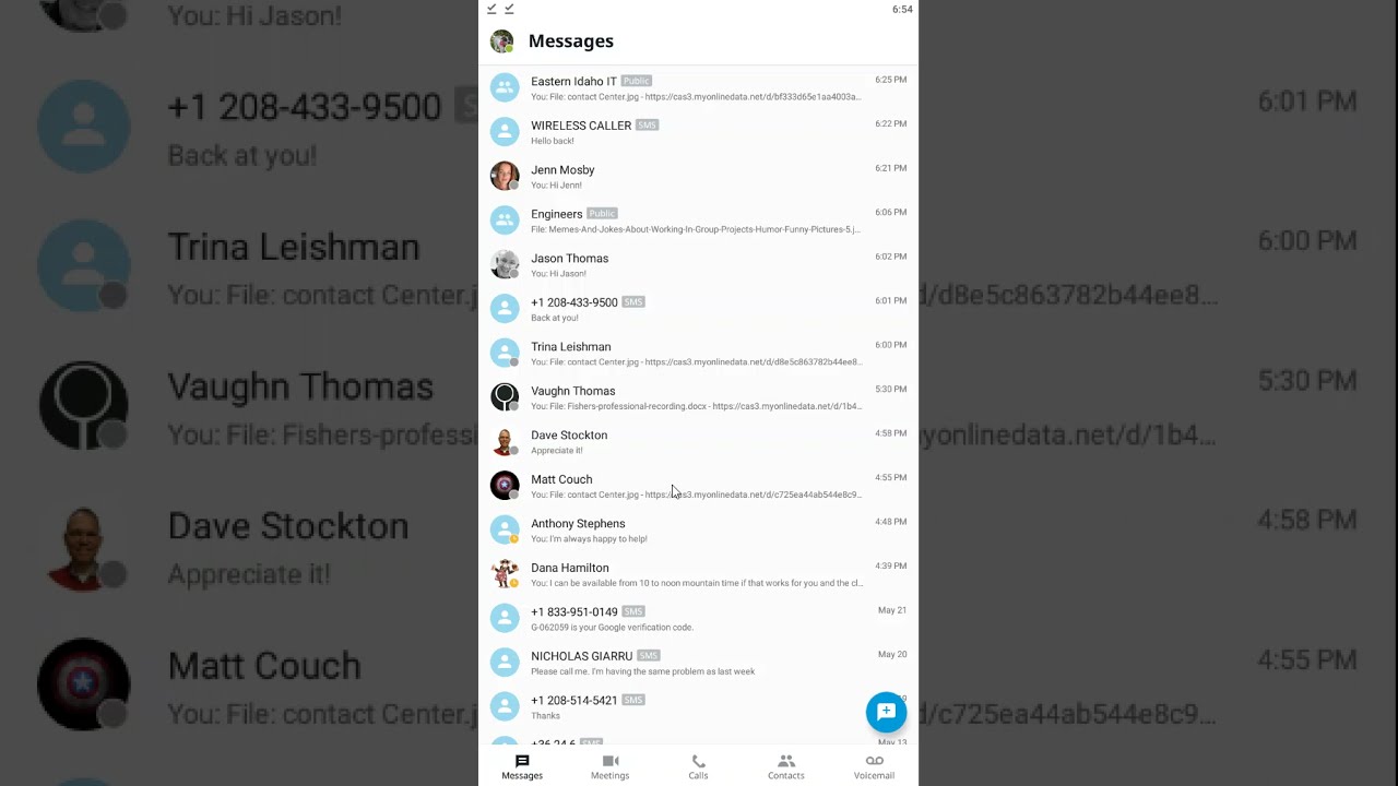 Elevate UC: Messages and Meetings - YouTube