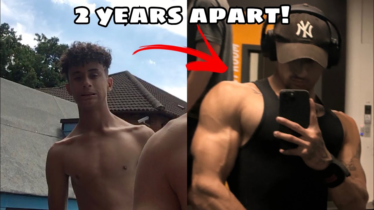 My 2 year gym transformation!! (Gym motivational) - YouTube