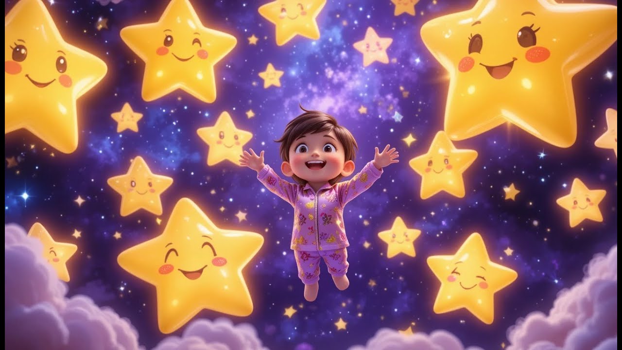 Twinkle Twinkle Little Starry Sky | Popular Nursery Rhyme | Educational ...