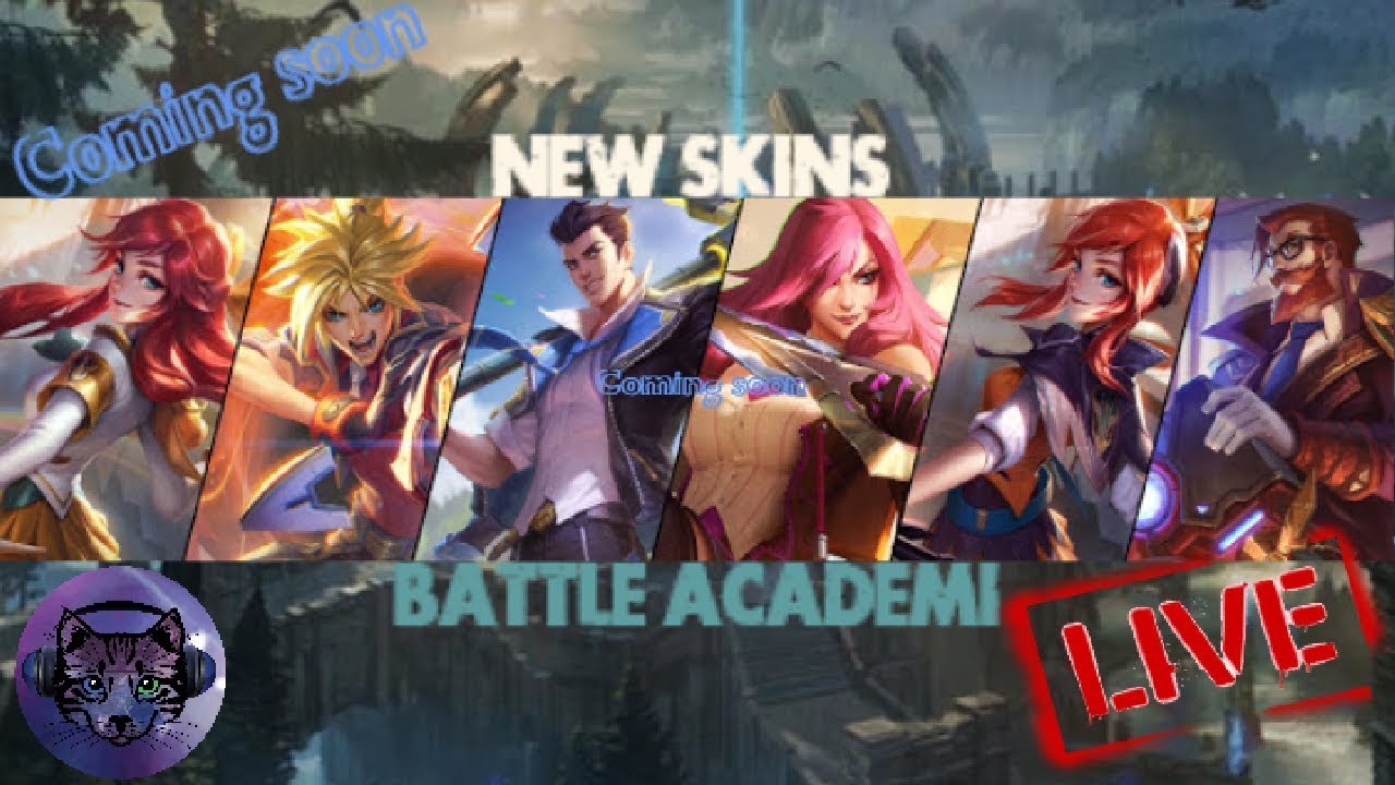 🔴LIVE [134] ~LEAGUE OF LEGENDS~NEW SKINS BATTLE ACADEMI~COMING SOON ...