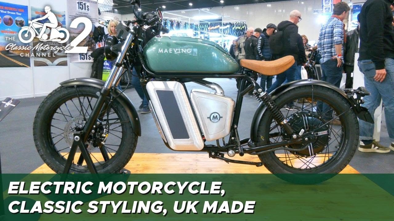 2022 Maeving RM1 electric motorcycle at the MCN London Motorcycle Show ...