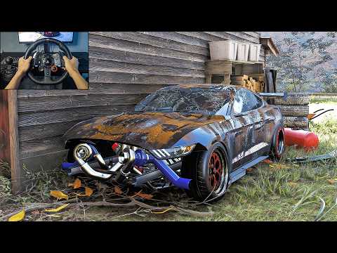 Rebuilding Ford Mustang GT500 Twin Turbo - Forza Horizon 6 | Logitech G29 Stering Wheel Gameplay