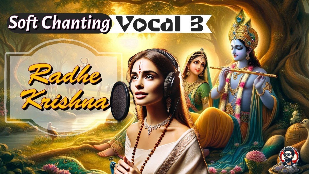 Radhe Krishna Soft Chanting | Vocal 3 | Divine Meditation Music for ...