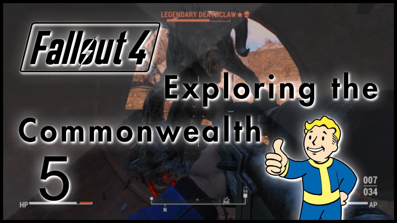 Big Monster Sinkhole - Fallout 4 - Ep 5 - YouTube