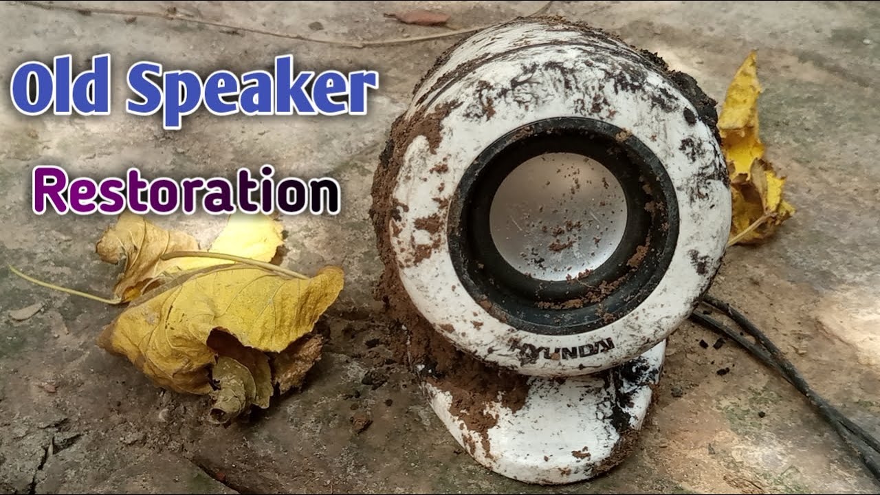 Restoration old broken abandoned speakers |Restore old rusty Speaker ...