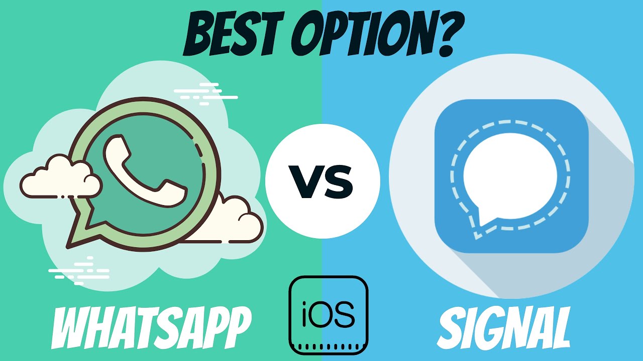 Whatsapp VS Signal || Features & Review (iOS) - YouTube