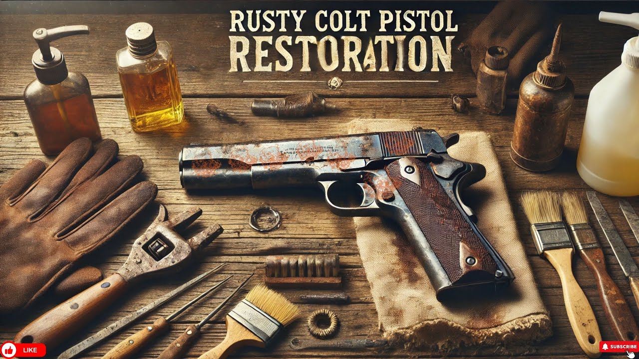 Rusty Colt Pistol Restored to Perfection - YouTube
