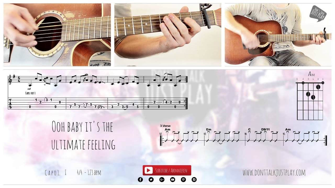 Robin Schulz - Sugar - How to play-Tutorial-Lyricsvideo+Chords+Tabs ...