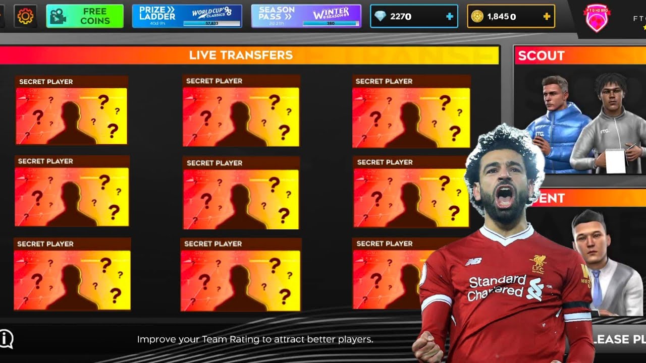 DLS 25 SINGING ALL SECRET PLAYER. M SALHA . ODEGAARD LUS DIAZ. F T G HD ...