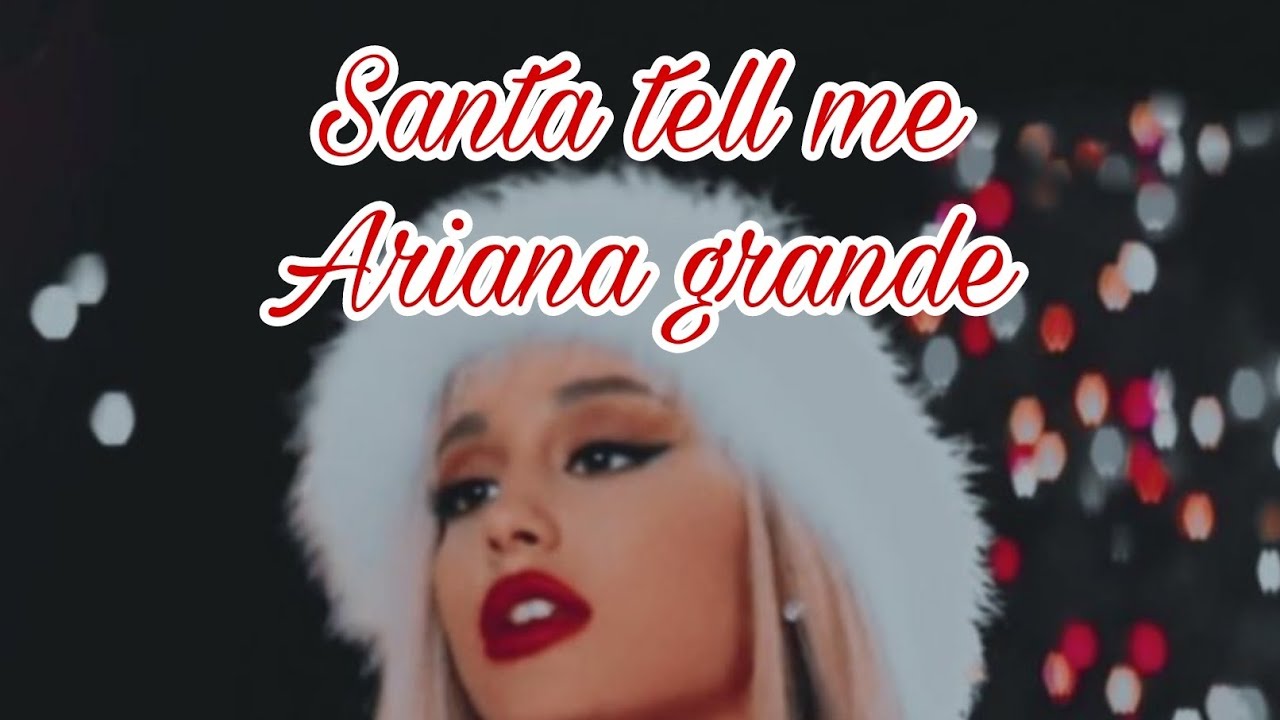 [eng sub] Santa tell me - Ariana grande - YouTube
