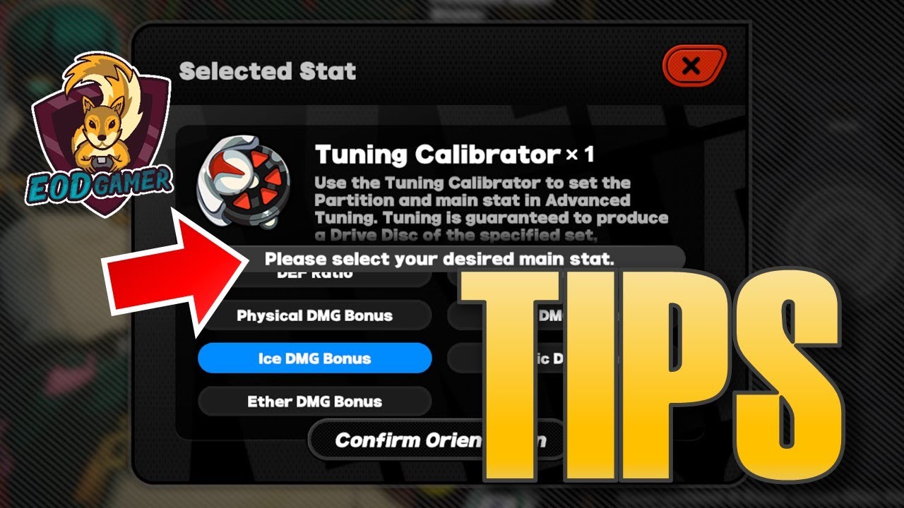 What Main Stat to Pick? - Drive Disc Selector Guide in Zenless Zone Zero (Tuning Calibrator ...