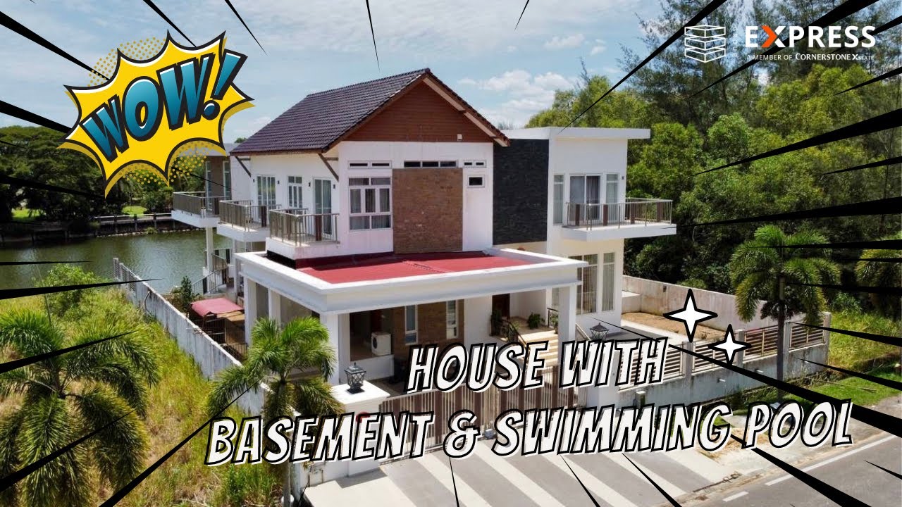 Double Storey Bungalow with Basement & Swimming Pool at Marina Bay ...