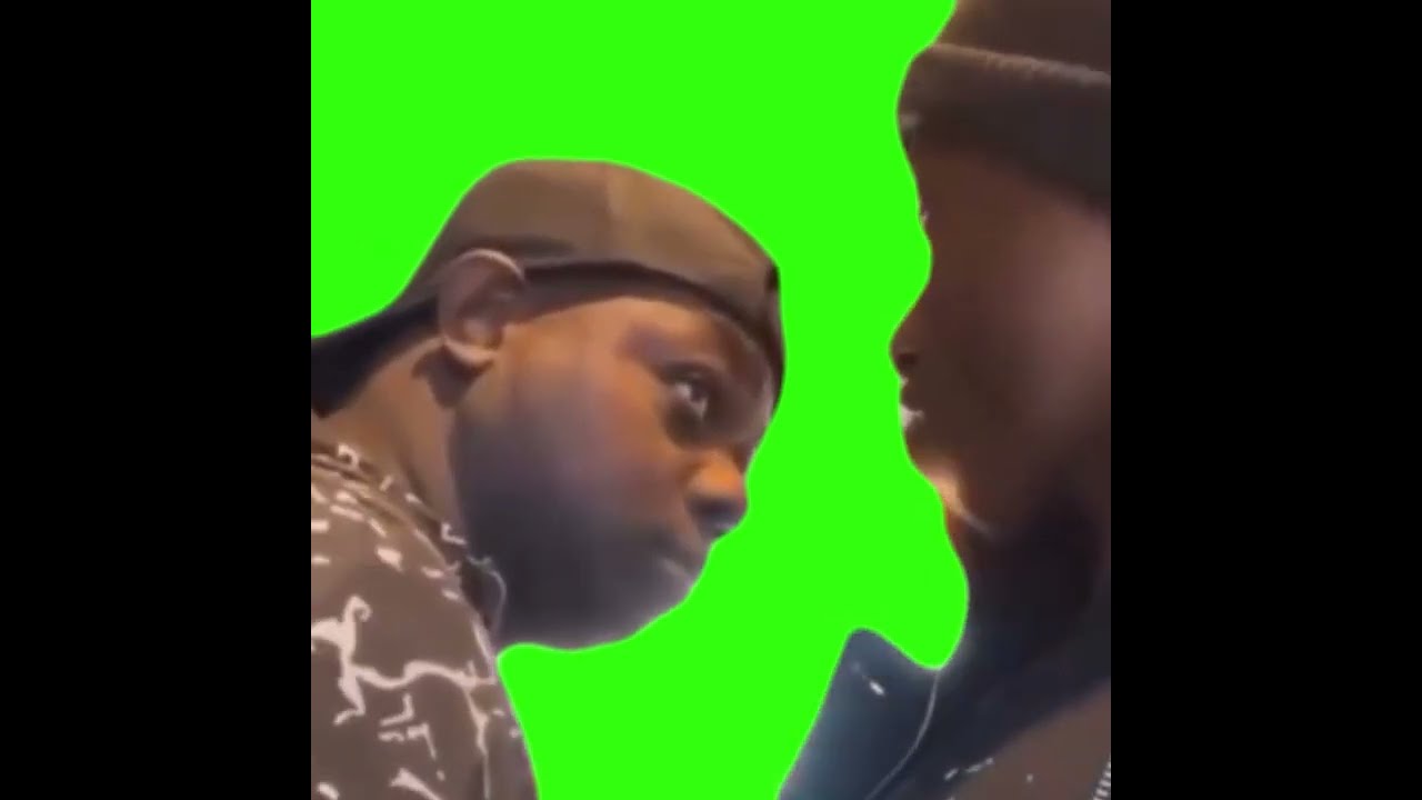Guys Staring Meme Green Screen - YouTube