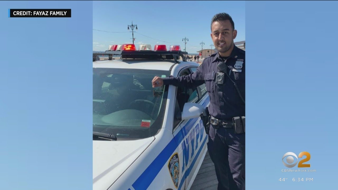 Prayer service held for fallen NYPD officer Adeed Fayaz - YouTube