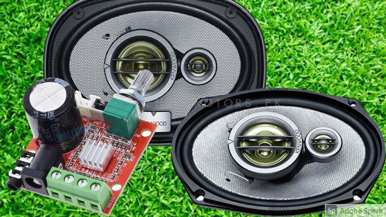 How to make sound system at home | Mini Audio Amplifier for car system ...