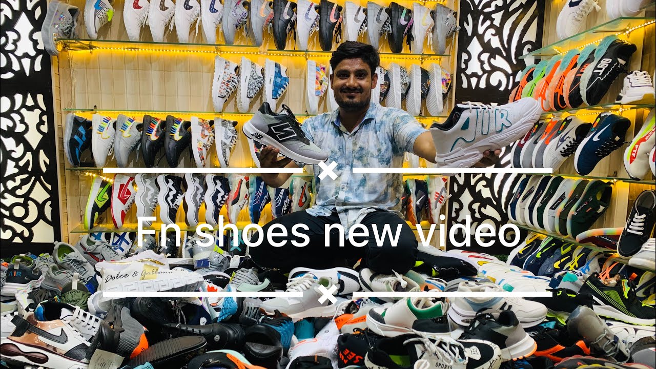 Fn shoes new video all new artical #shoes #agra #wholesalemarket - YouTube
