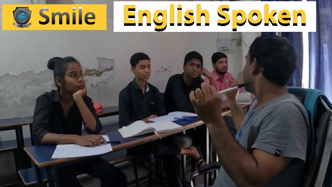 English Spoken Class I Free Domo Join Now I smile study centre - YouTube