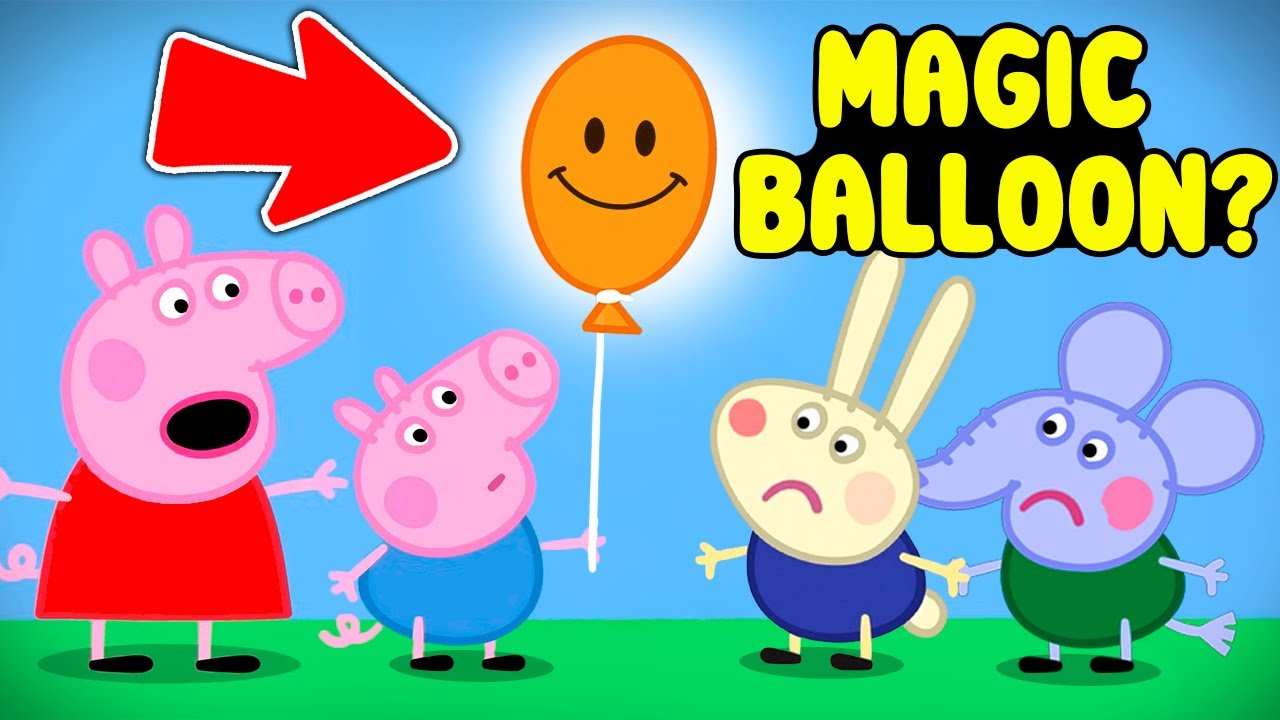 The AMAZING Magic Balloon: Peppa Pig and George ADVENTURES! - YouTube