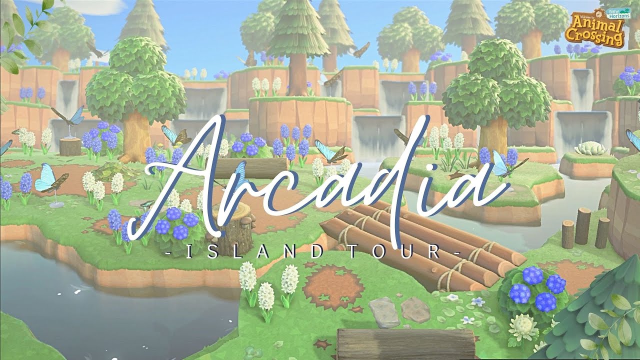 Natural FORESTCORE Island | Island Tour | Animal Crossing New Horizons ...