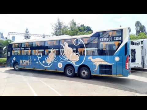 KSM Volvo multy-axle B11R 9400 night driving 🙌🔥😳amazing !! - YouTube