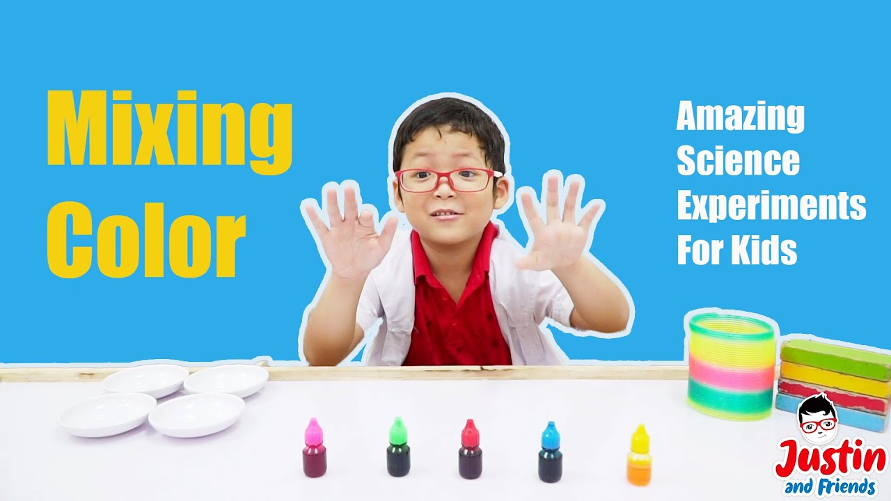 Mixing Color And Magical Things | Amazing Science Experiments For Kids ...