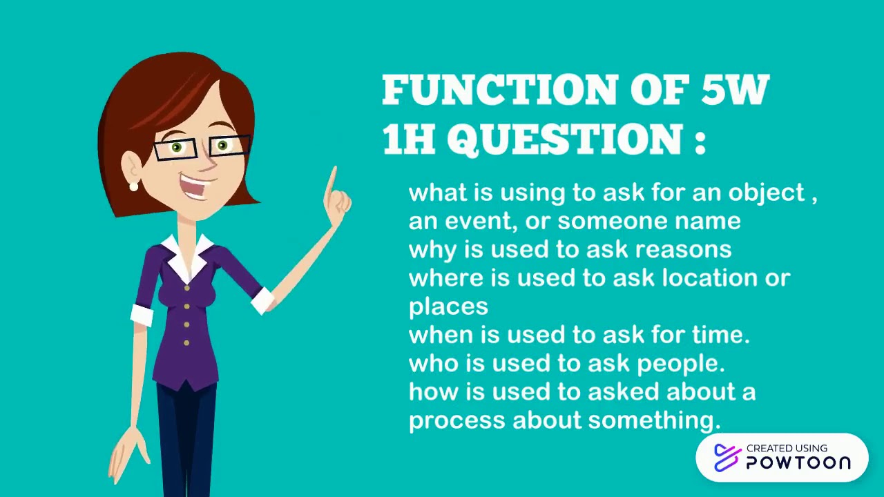 5w 1h question - YouTube