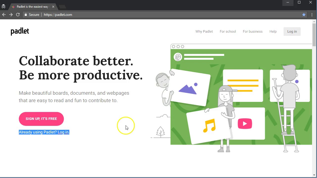 Padlet: Student View - YouTube
