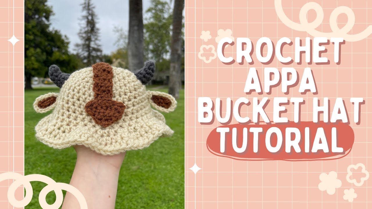 CROCHET APPA BUCKET HAT TUTORIAL - BABY SIZE - YouTube