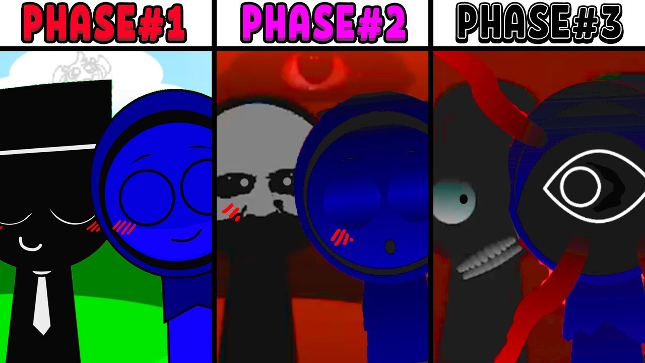 All Phases of JEVIN in New SUS Incredibox Sprunki #sprunki #incredibox ...